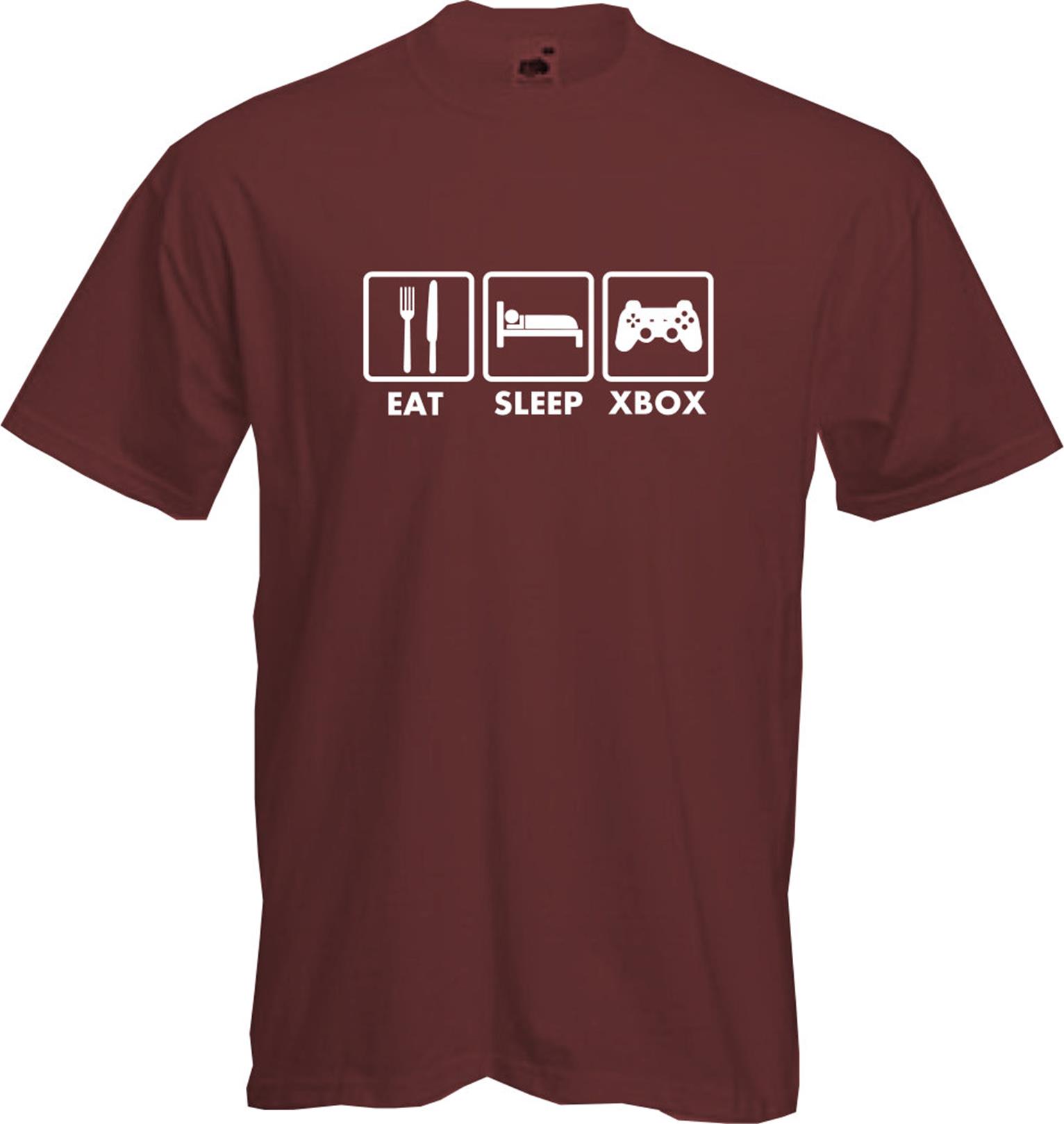 EAT SLEEP XBOX GAMER- T Shirt, COD, HALO, Fun, Cool, Quality, NEW | eBay