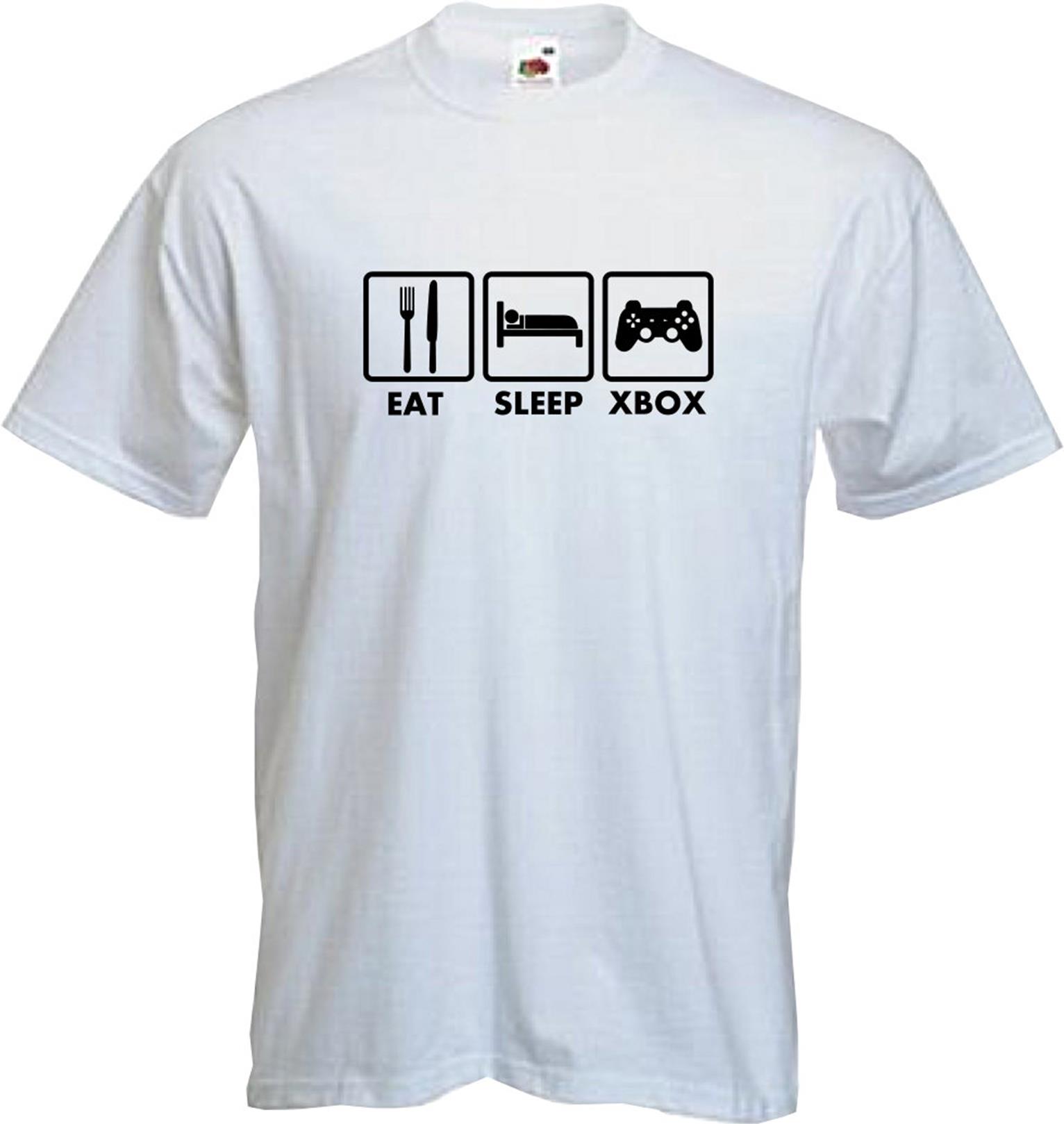 EAT SLEEP XBOX GAMER- T Shirt, COD, HALO, Fun, Cool, Quality, NEW | eBay