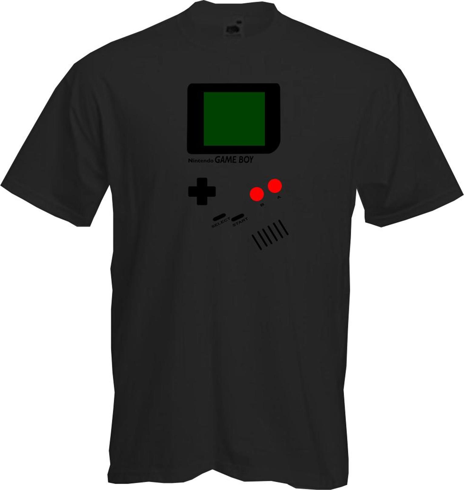 NINTENDO GAMEBOY - gaming gamer fancy dress costume funny TSHIRT - NEW ...